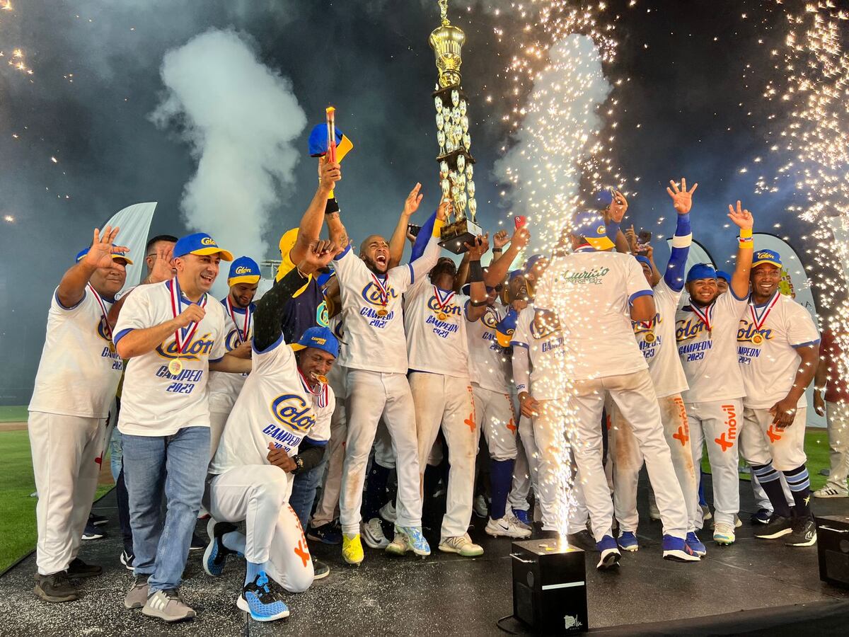Colón, campeón; conquista su noveno título en el béisbol mayor | La ...