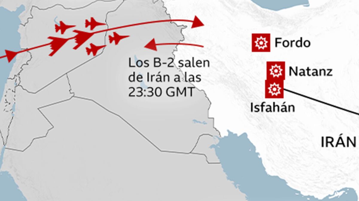 Los mapas y gráficos que muestran cómo fue ‘Martillo de Medianoche’, la ...