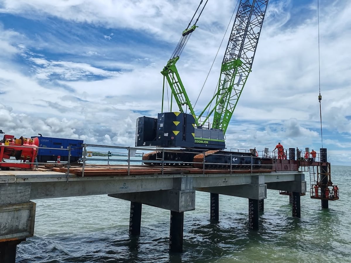 Avanza construcción del muelle multipropósito de Puerto Armuelles con ...