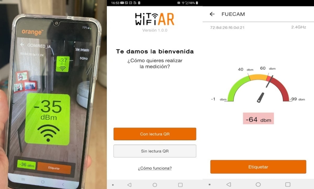 Orange lanza una aplicación para medir los niveles de cobertura WiFi en una vivienda o local ...