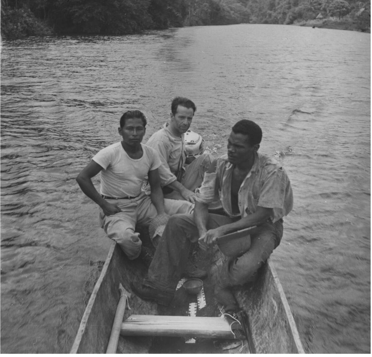 El caserío de Terial en el río Indio en 1963, según Robert Stewart | La ...