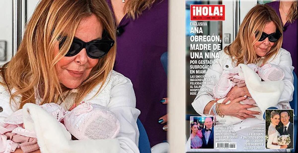 Ana Obregón habla por primera vez tras haber sido madre a los 68 años ...