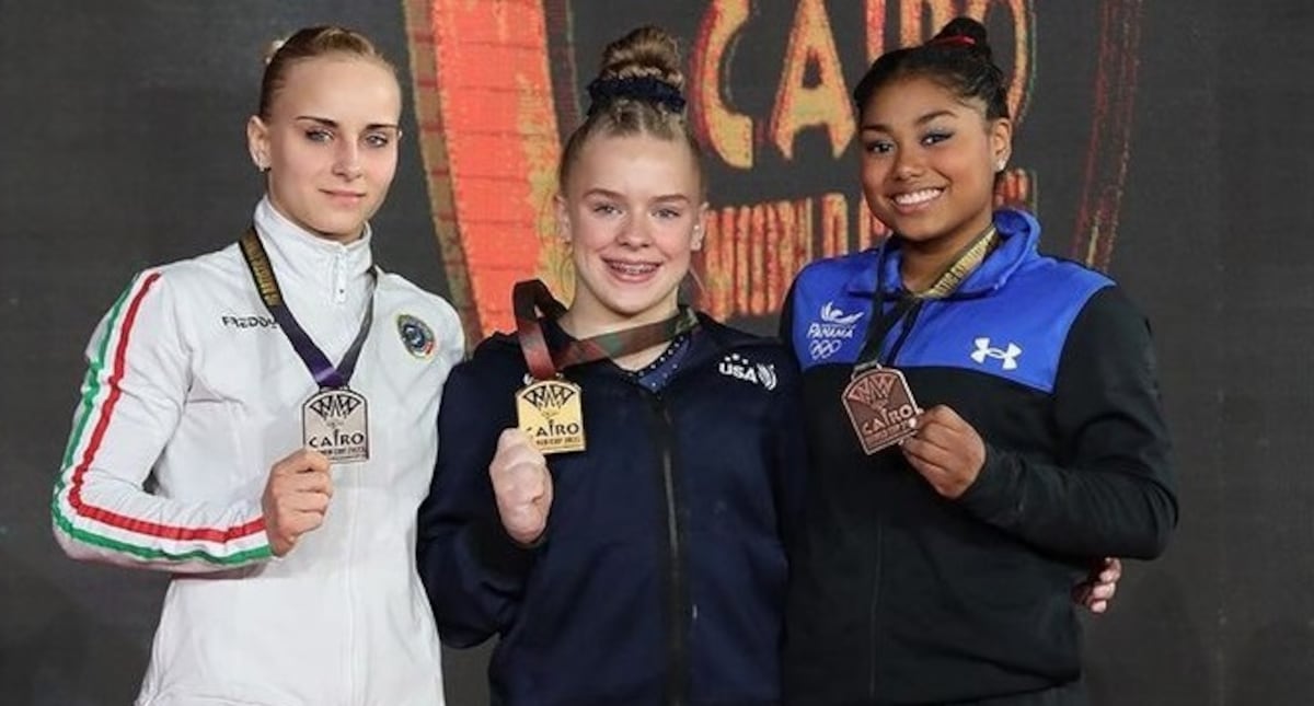 Hillary Heron pone a Panamá en el podio de la Copa del Mundo de Gimnasia Artística | La Prensa ...